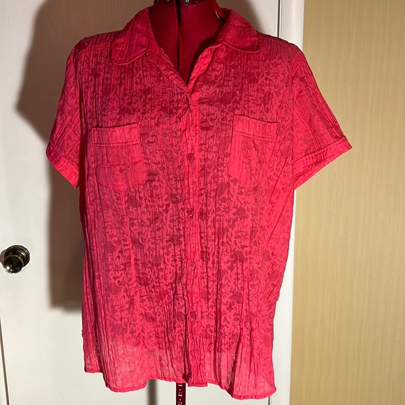 Allison Daley | Tops | Allison Daley Semisheer Blouse | Poshmark